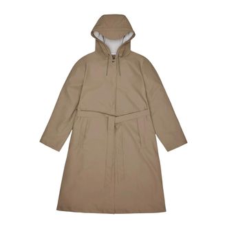 Rains Damen, Jacken, Beige, SGr&ouml;&szlig;e