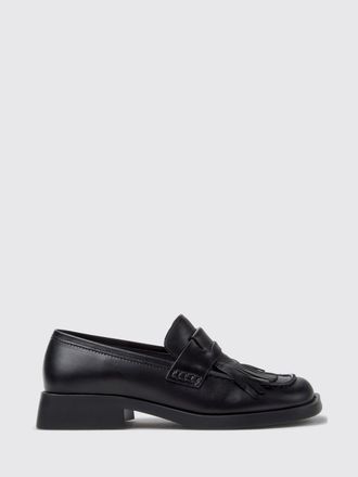 Camper Twins Penny-Loafer aus Glattleder mit Fransen und XL Extralight-Sohle