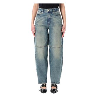Ganni Denim Rigid Stray Jeans - - Jeans - Damen - Blau - W25