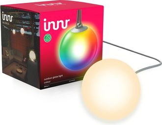 Innr Smart Kugellampe Erweiterung, White & Color, Wegeleuchten au&szlig;en, IP65 wasserdicht, LED, 1-Pack (OGL 130 C Basisset ben&ouml;tigt)