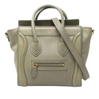 Celine Sac bandouli&egrave;re vintage doccasion - Femme - Pre-owned - Gris - Taille: ONE Size