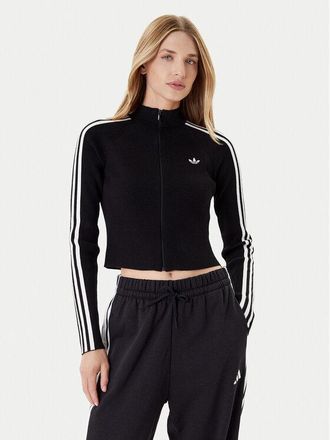 adidas Sweatshirt adicolor 3-Stripes JY2597 Schwarz Slim Fit