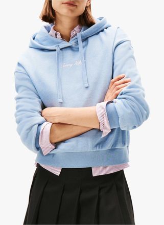 Tommy Hilfiger Hoodie en coton m&eacute;lang&eacute;