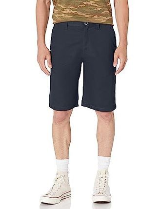 Volcom Frickin Chino Short d&eacute;contract&eacute;, Bleu Marine, 33W Homme