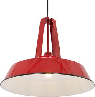 Steinhauer home24 Pendelleuchte Mexlite XV 42 x 200 x 42cm Rot/Rot Material: Metall Metallart: Stahl Oberfläche Metall: Lackiert E27