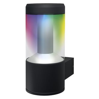 Ledvance Smarte LED-Wandleuchte mit Bluetooth Mesh Technologie, Lichtfarbe änderbar (2700-6500K), RGB-Farben änderbar, steuerbar mit Alexa, Google und Apple Vo