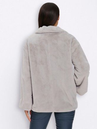 Heine Winterjacke Fellimitat-Jacke Langarm