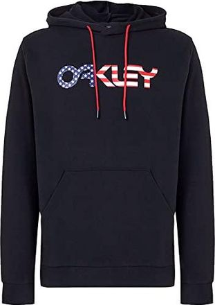 Oakley 2.0 B1B Chandail &agrave; Capuche pour Homme, Noir/Drapeau am&eacute;ricain, Taille L US