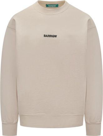 Barrow Barrow, Homme, Sweatshirts et sweats &agrave; capuche, Beige, Taille: L Logo SweaT-shirt