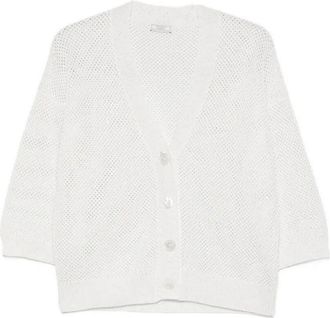 PESERICO Pull Col Rond - Blanc