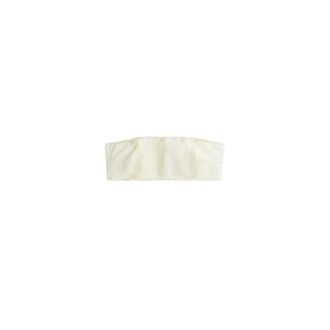 Toteme Haut de bikini bandeau monogramm&eacute; - Femme - Maillots de bain - Beige - Taille: 36 FR