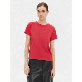 Pinko T-Shirt 100373 A228 Rot Regular Fit