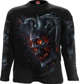 Spiral Death Embers M&auml;nner Langarmshirt schwarz L 100% Baumwolle Basics, Horror, Rockwear
