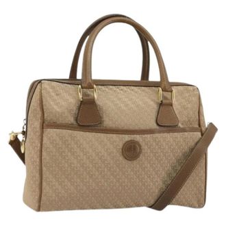 Gucci Pre-owned Vintage Canvas Hand Bag - - Pre-owned - Damen - Braun - ONE SIZE
