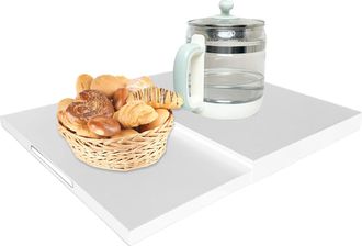 Generico Mikrowellenst&auml;nder - Herausziehbarer Ofenst&auml;nder mit Ablage | Platzsparendes f&uuml;r K&uuml;chenger&auml;te, Reiskocher Organizer f&uuml;r Kaffeemaschine Restaurant K&uuml;ch