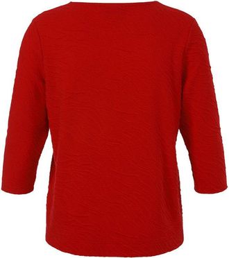 Via Appia Due Rundhalsshirt (1-tlg) mit Strukturmuster, gro&szlig;e Gr&ouml;&szlig;en