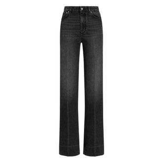 Dolce & Gabbana Gerades Jeans - - Jeans - Damen - Schwarzk - S