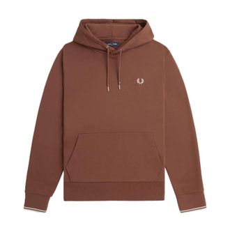 Fred Perry Brauner Hoodie-Sweatshirt - - Sweatshirts & Hoodies - Herren - Braun - S