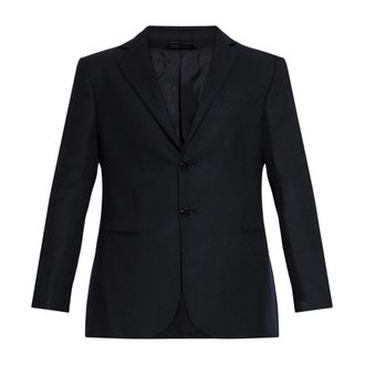 Giorgio Armani Blazer en cachemire - Homme - Costumes - Bleu - Taille: XL