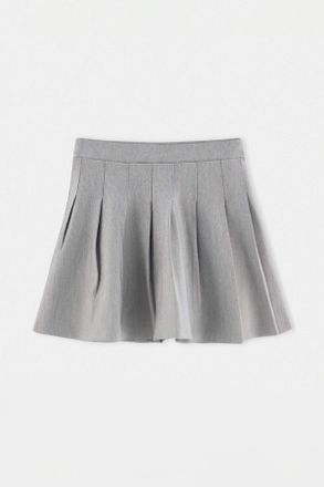 Trendyol KIDS M&auml;dchen Grau Einfarbig Kurz / Mini Basic A-Linie R&ouml;cke