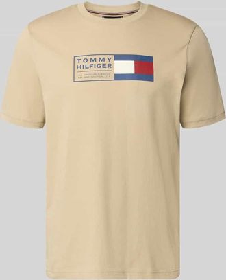Tommy Hilfiger Regular Fit T-Shirt aus reiner Baumwolle