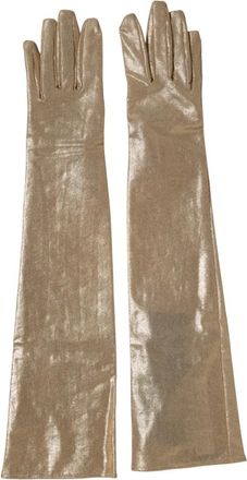 Dolce & Gabbana Femme, Accessoires, Beige, Taille: 8 1/2 IN Elbow Length Mitten