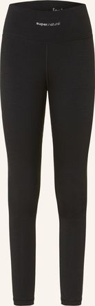 super.natural Tights High Rise Mit Merinowolle schwarz