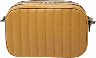 Coach Sac bandouli&egrave;re Jes matelass&eacute; pr&eacute;-achet&eacute; &agrave; double fermeture &eacute;clair - Femme - Pre-owned - Jaune - Taille: ONE Size