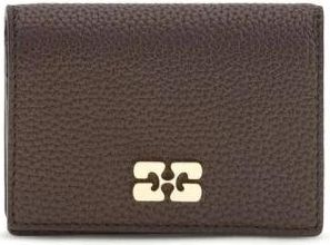 Ganni Bou Kartenetui mit &Uuml;berschlag - - Accessories - Damen - Braun - ONE SIZE