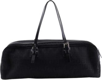 Fendi Pre-owned Zucchino Nylon Canvas Tote Bag - Femme - Pre-owned - Noir - Taille: ONE Size