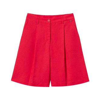 Twin-Set Actitude, Femme, Shorts, Rouge, Taille: 40 FR Bermuda Shorts