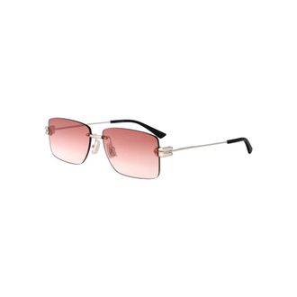 Bottega Veneta Rechteckige Sonnenbrille - - Accessories - Herren - Grau - 58 MM