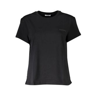Patrizia Pepe T-Shirt mit Rundhalsausschnitt - - Tops - Damen - Schwarzk - XS