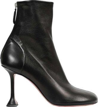 Amina Muaddi Iris 95 Nappa Ankle Boots