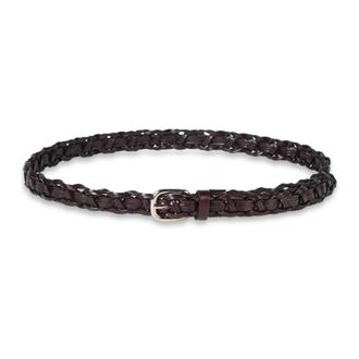 Brunello Cucinelli Homme, Accessoires, Brun, Taille: 100 CM Braided Leather Belt