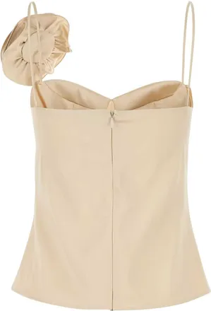Magda Butrym Blouse Tank Top - Beige