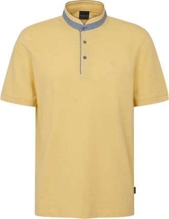 Bugatti Herren Poloshirt Stehkragen Basic Kurzarm Modern Fit