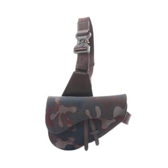 Dior Pre-owned Peter Doig Canvas Leather Waist Bag - - Pre-owned - Herren - Mehrfarbig - ONE SIZE