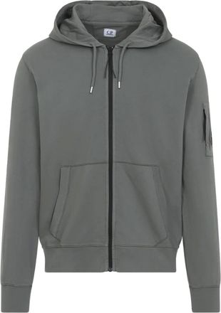 C.P. Company Hoodie mit Rei&szlig;verschluss - Grau