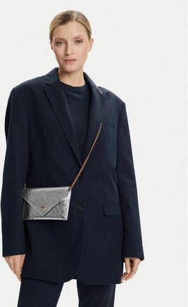 Pinko Handtasche Flat Purse Mini AI 25-26 PCPL 105347 A2OT Silberfarben