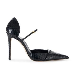 Elisabetta Franchi DOrsay Leder Pumps - - Shoes - Damen - Schwarzk - 38 EU