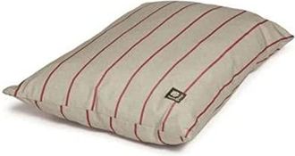 Danish Design Heritage Bettbezug f&uuml;r Hunde, Fischgr&auml;tenmuster, 71 x 98 cm, Beige/Burgunderrot