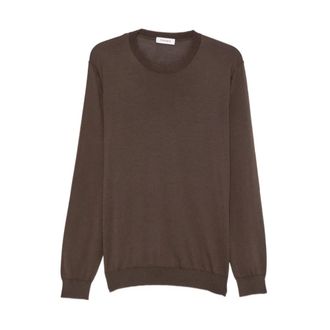 KANGRA Girocollo Maglia Leggera - - Knitwear - Herren - Braun - 2XL