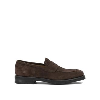 Ferragamo Mocassins Stefano en Daim - Homme - Chaussures - Brun - Taille: 40 1/2 EU