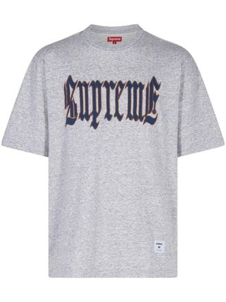 SUPREME t-shirt Old English - Gris