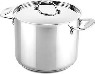 Mepra 30210122 stockpots Suppentöpfe, Edelstahl, 5 liters, Stahl