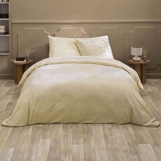 Douceur d'Int&eacute;rieur Bettw&auml;sche-Set, 3-teilig (240 x 220 cm), Ariane Natur, Baumwolle und Leinen