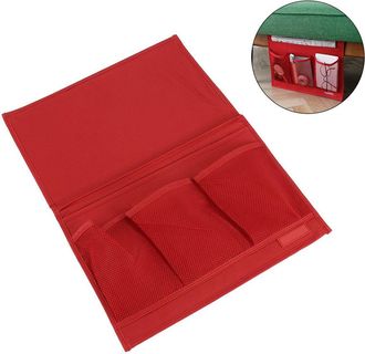 BESPORTBLE DIYEAH Nachttischaufbewahrung Oxford Gro&szlig;em Fach Und Netzf&auml;chern F&uuml;r Kopfteile Bettgestelle Stuhl Schreibtisch Schrank Sofa Fernbedienung Zeitschrifte