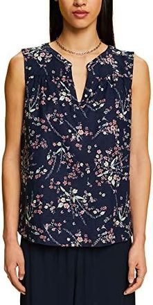 Esprit 043cc1f310 Blouse, 408/bleu fonc&eacute; 4, S Femme