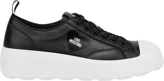 Love Moschino Femme, Chaussures, Noir, Taille: 40 EU Calf Baskets